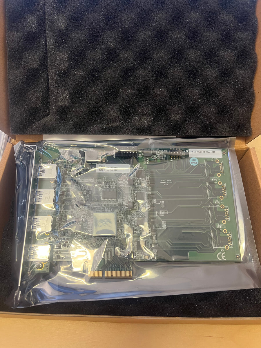 4 port USB 3.0 PCI-e card for use with IDS cameras – TrackMan